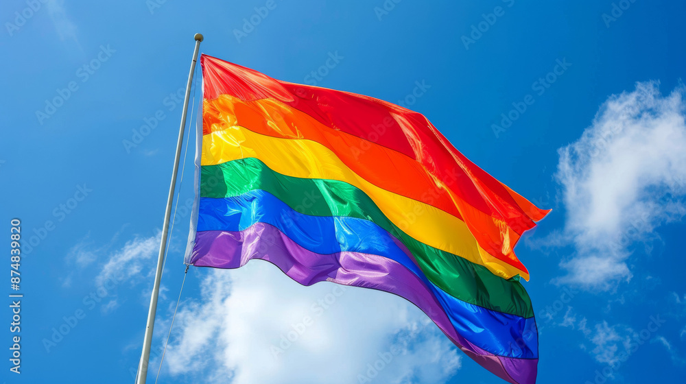 The LGBT flag is a symbol of love and pride. It is a rainbow-colored ...