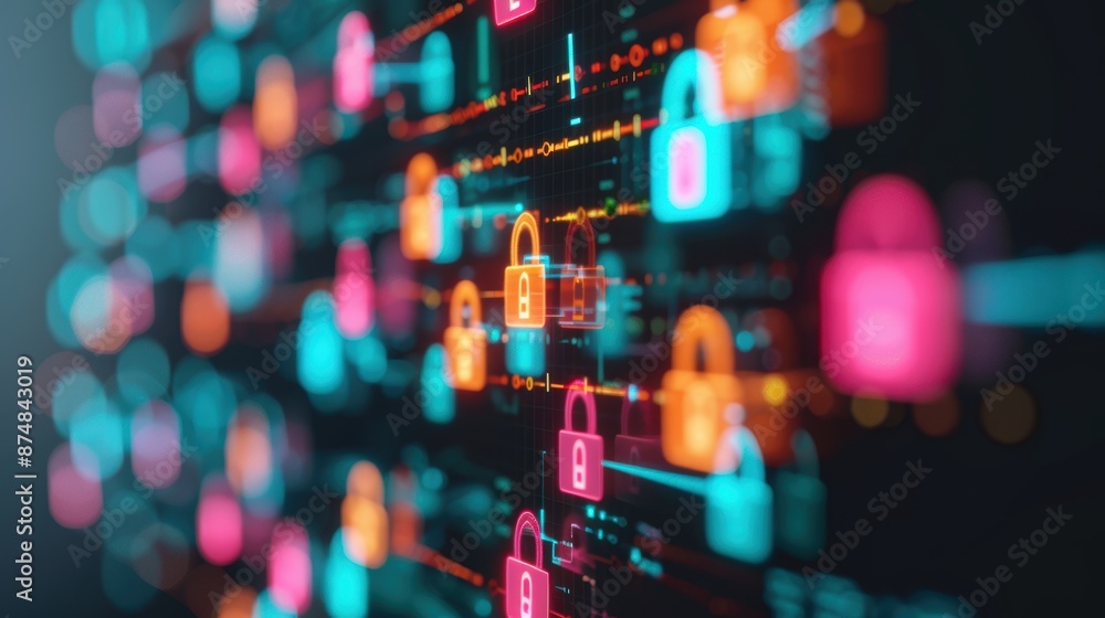 An abstract representation of GDPR compliance through interconnected ...