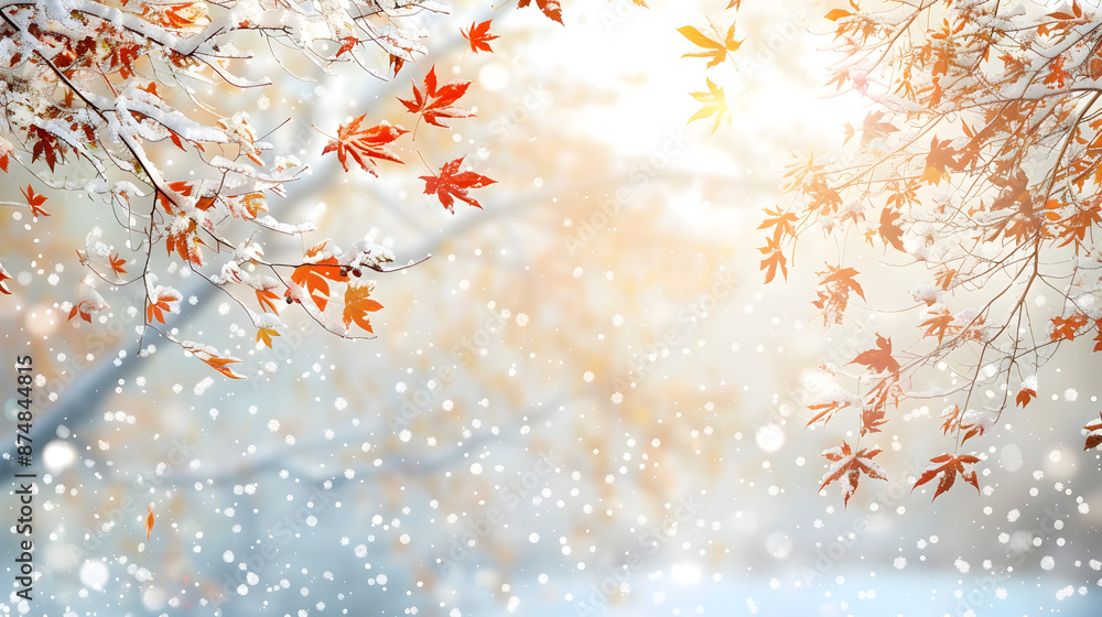Seasons Background Design for Presentation Slide Templates, seasons ...