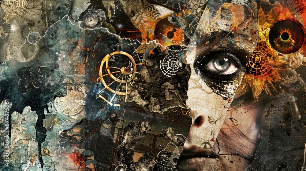 A fusion of the bizarre and the unknown this collage breaks all ...