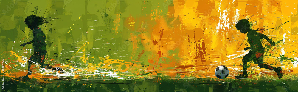 Minimalistic Poster for World Children's Football Day Celebrating Play ...