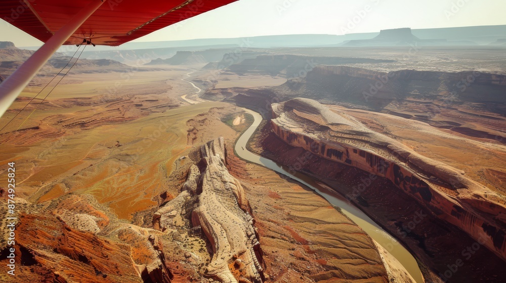 A breathtaking hang gliding adventure over rugged canyons and desert ...