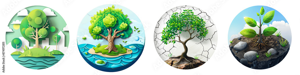 Environmental Impact clipart collection, symbol, logos, icons isolated ...