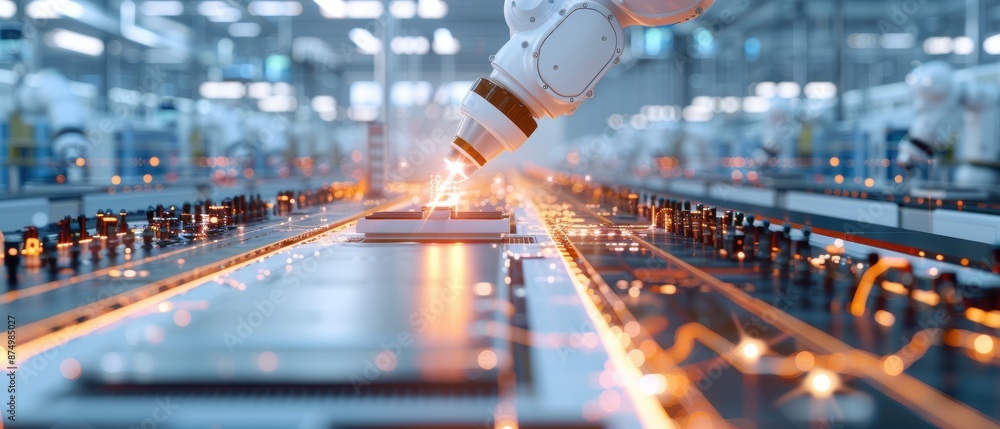 State-of-the-Art Industrial Facility with Extensive Assembly Lines for ...