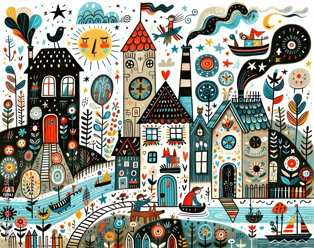 Ilustración Infantil Para Cuentos De Niños Storybook Cuento De Hadas