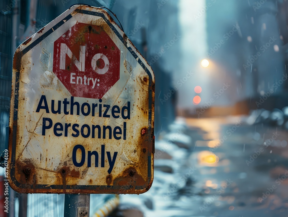 A sign with the text A sign with the text