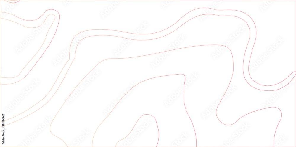Vector seamless background with texture topographic contour line ...