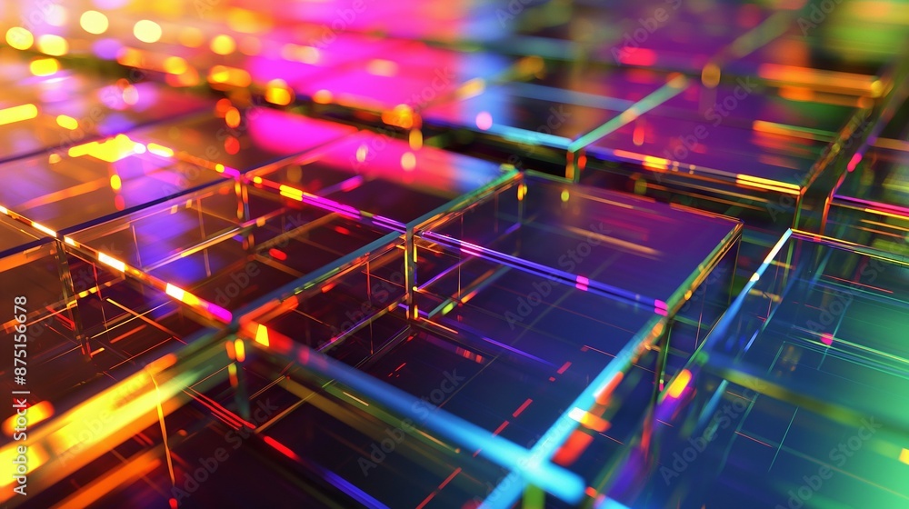 Image of the nanostructure of a solar cell showing the different layers ...
