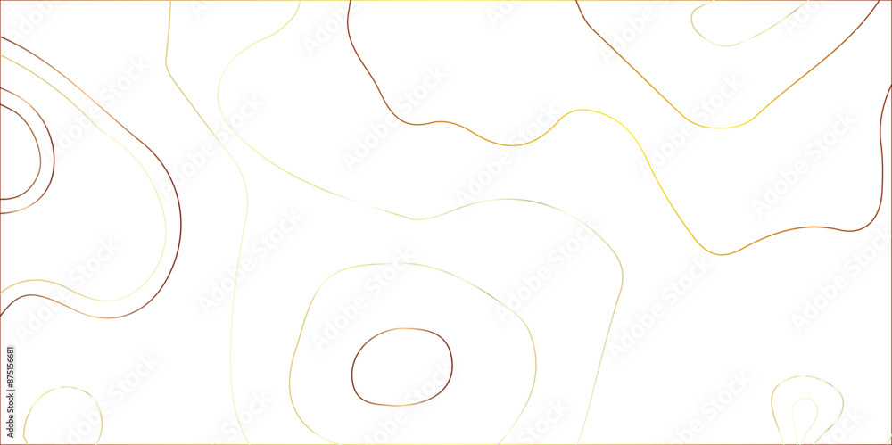 Vector seamless background with texture topographic contour line ...