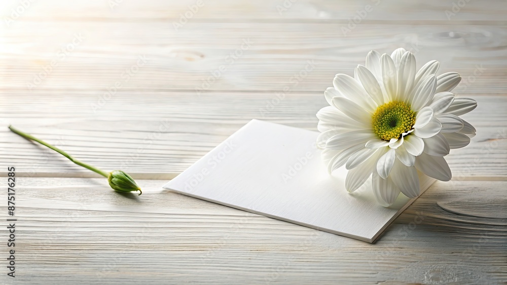 Condolence card featuring a delicate flower in a loving memory ...