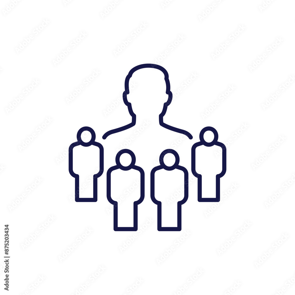 influence icon, influencer line vector Stock Vector | Adobe Stock