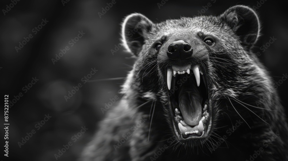 Animal rabies.World Rabies Day. raccoon with rabies virus Stock Photo ...