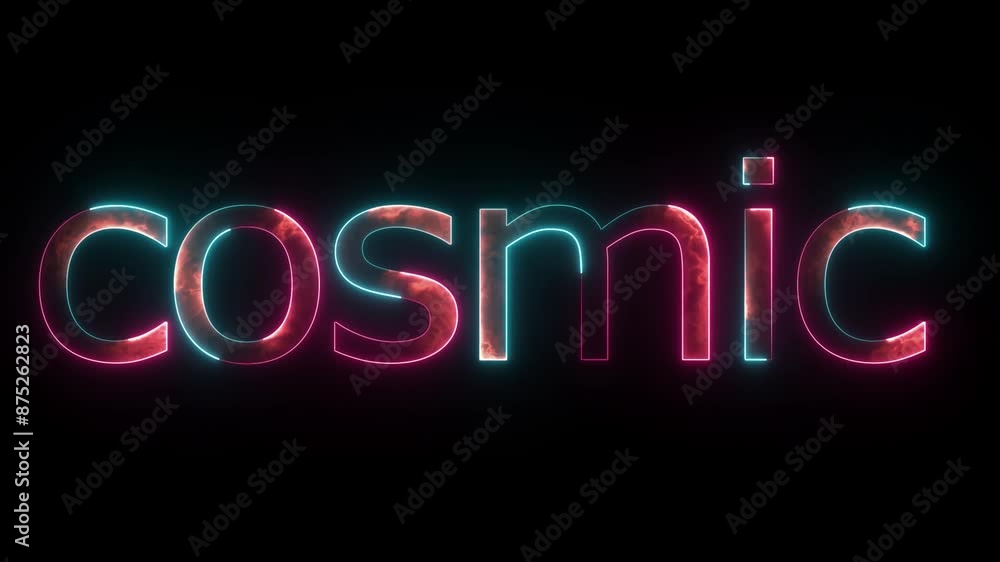 Cosmic lettering aerospace futuristic 3d Text Style Effect. Editable ...