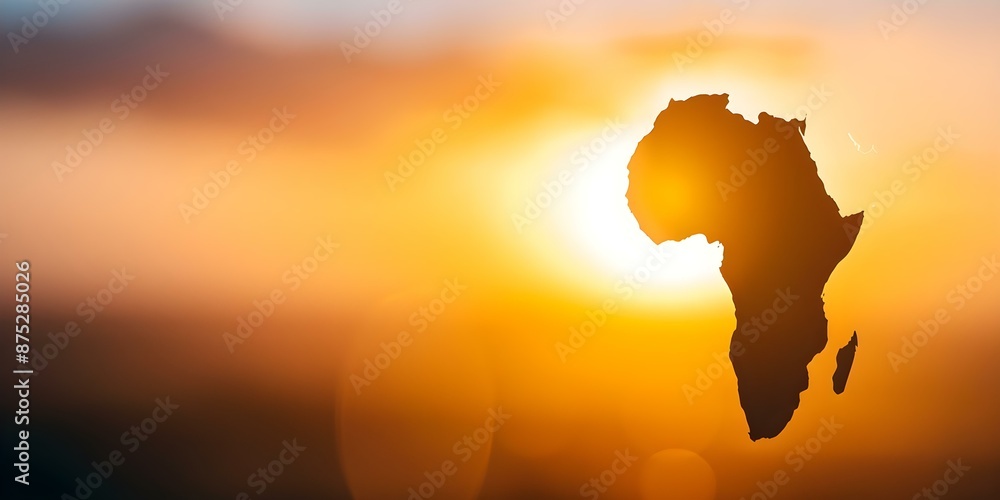 Embrace World Africa Day with iconic Africa map design. Concept African ...