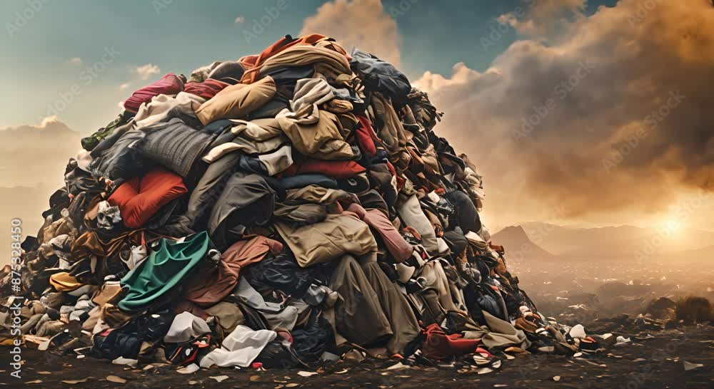 The Environmental Impact of Fashion Waste Clothing Piles in Landfills ...