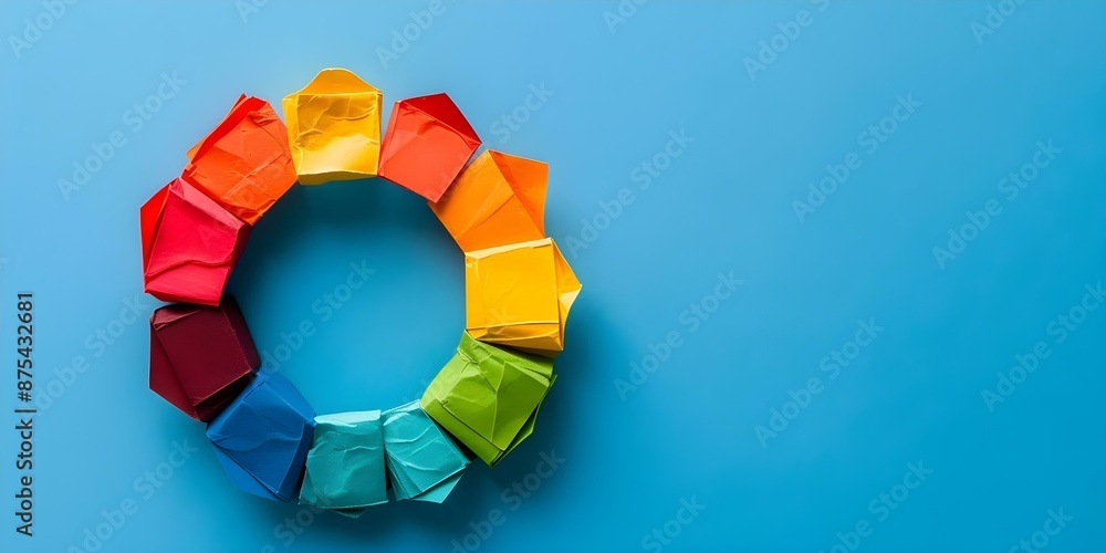 Paper Cut Design Infographic Showcasing Sustainable Development Goals ...