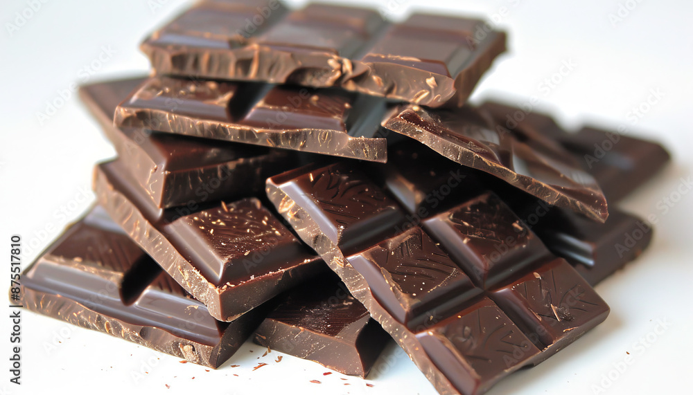 Conduct a sensory analysis of dark chocolate, examining its appearance ...