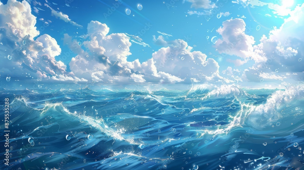 Background, animation, animated water, moving, vibrant, animated ...
