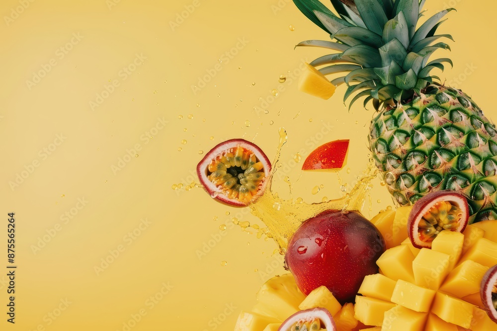 Refresh your palate with a tropical fruit explosion, featuring mangoes ...