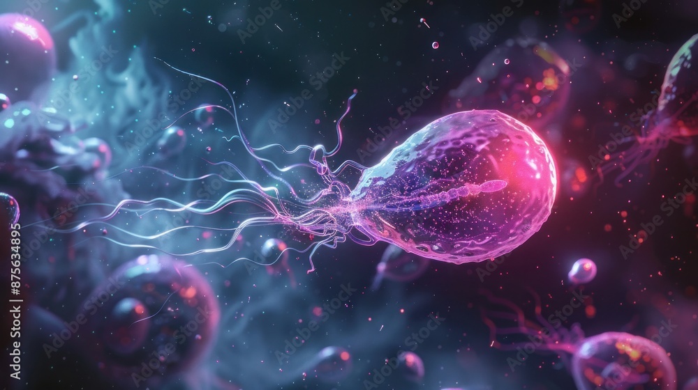 A microscopic odyssey: a sperm cell's epic journey to meet the egg cell ...