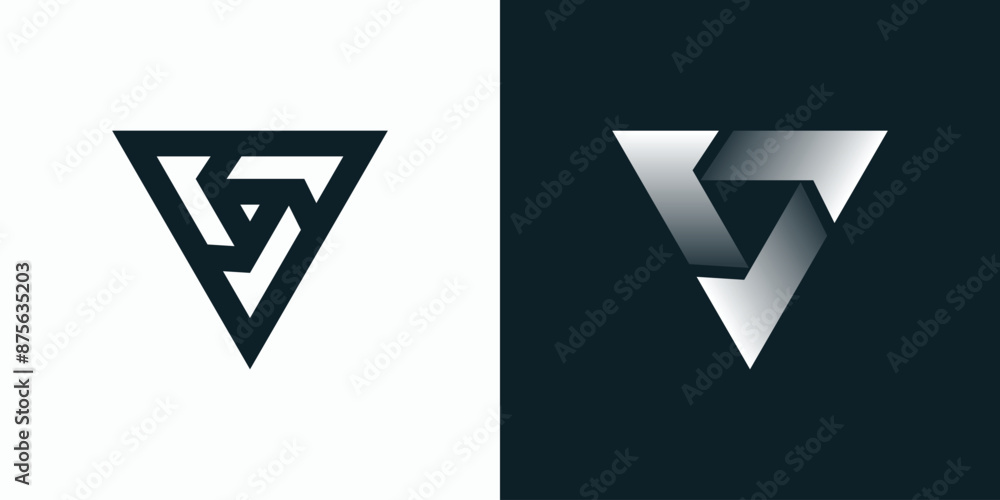 Shield shaped rotating check mark vector logo design. Stock Vector ...