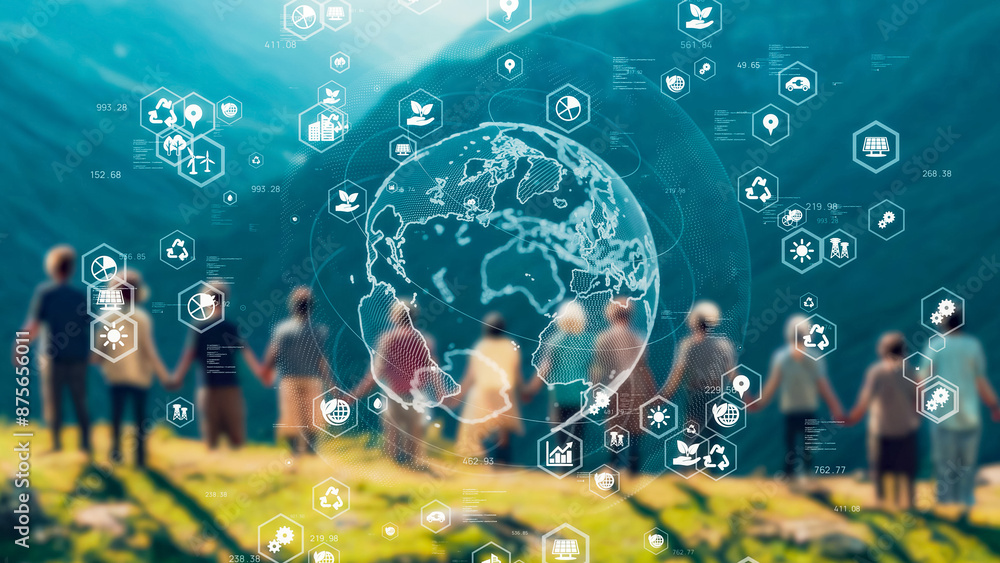 Environmental technology concept. Sustainable development goals. SDGs ...