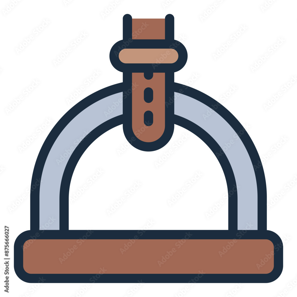 stirrup icon used in horse riding and equestrian activities Stock ...