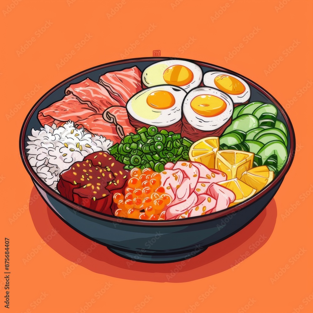 Japanese Yaki Imo Delicacy: Animated Illustration Merged with AI ...