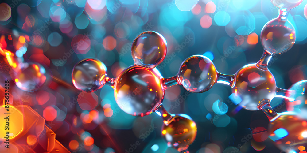 Colorful Molecular Structure in Scientific Visualization | Abstract ...