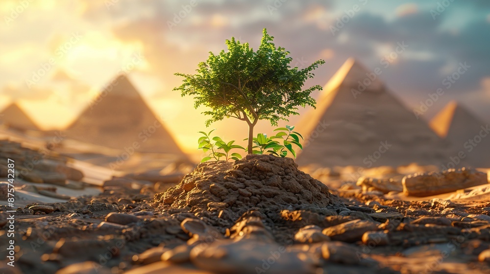 World Environment Day 2024 concept, with a focus on land restoration ...