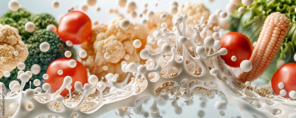 Cross-section of bone tissue showing density variations, surrounded by ...