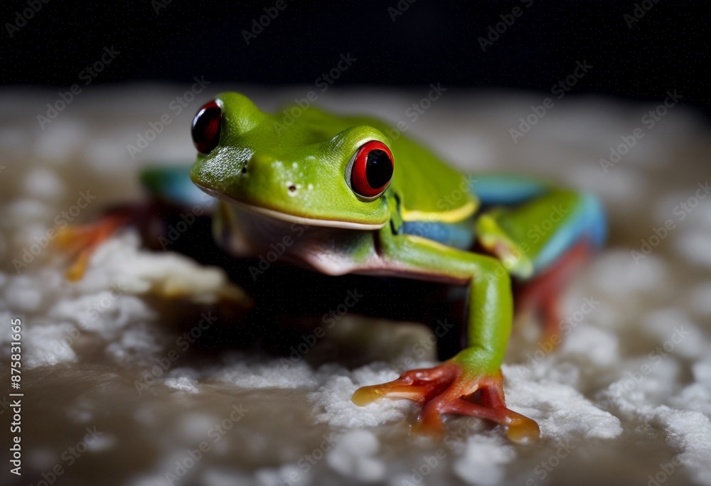 angry eyed generative cartoon red illustration character green animal ...