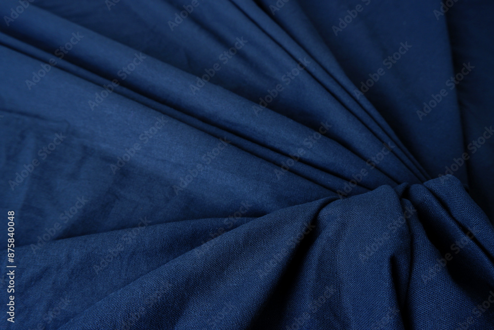 Black fabric texture background. Close-up folded fabric texture with concept of stylist, wavy ...