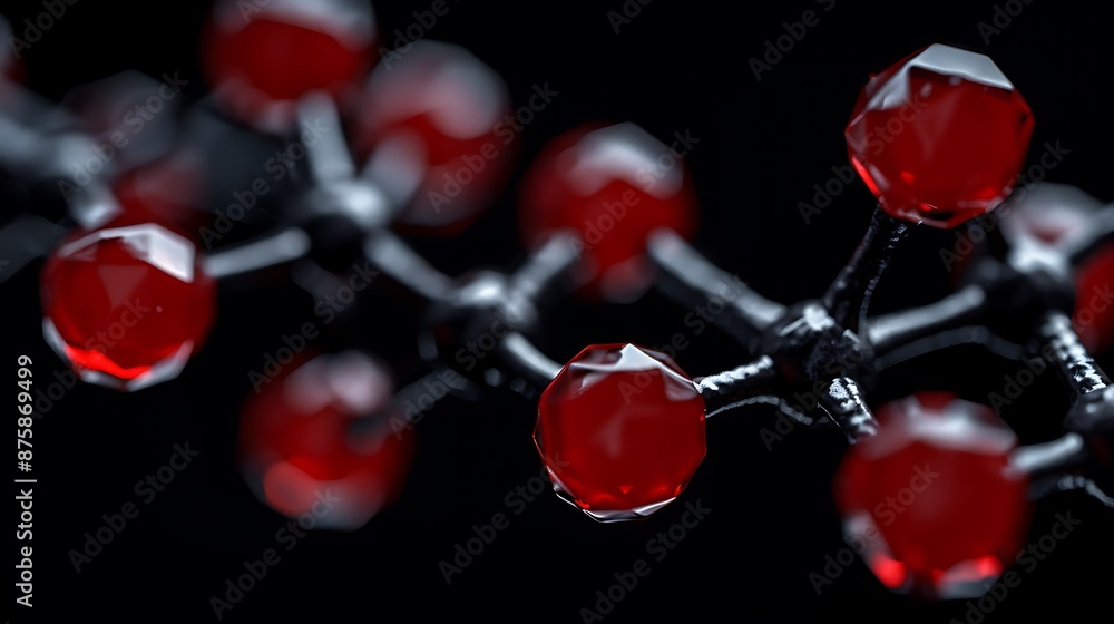 **Molecular structure of acetylene with triple bonds shown in air Stock ...
