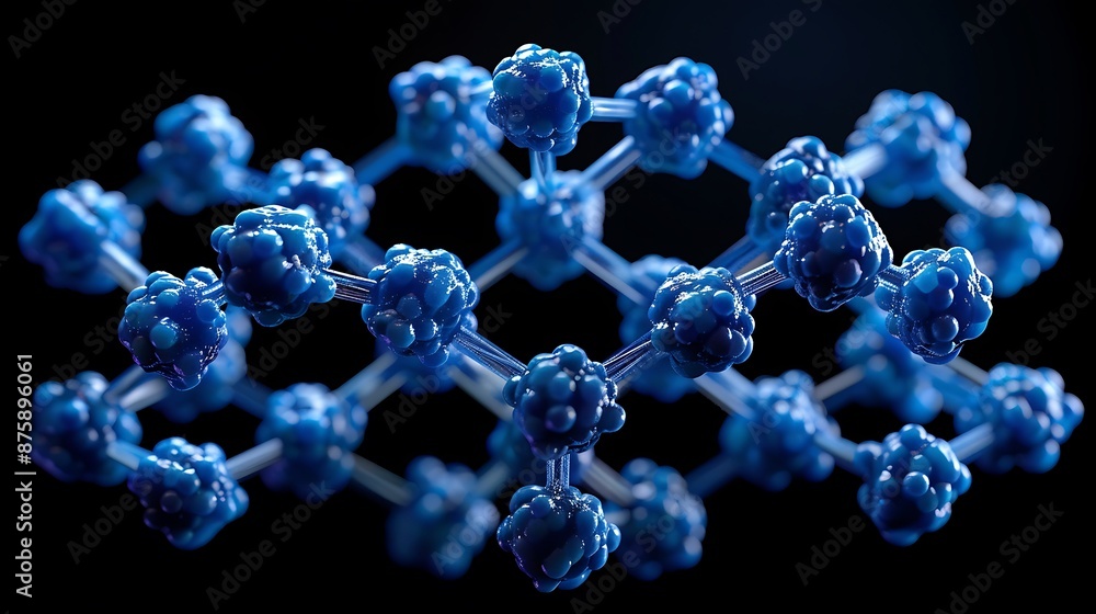 Foto de **Molecular structure of lactose with beta-glycosidic bond ...