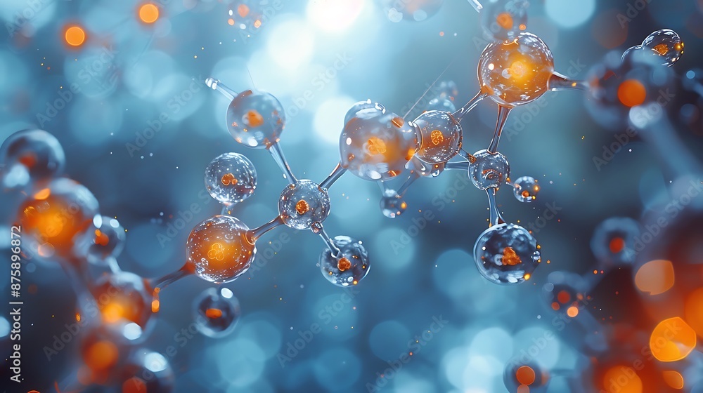 **Molecular structure of methane with carbon-hydrogen bonds shown on ...