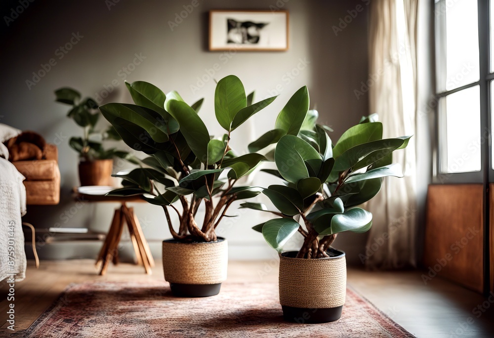 bedroom oxygen tree elastica plant ficus boho cleaner interior rubber ...