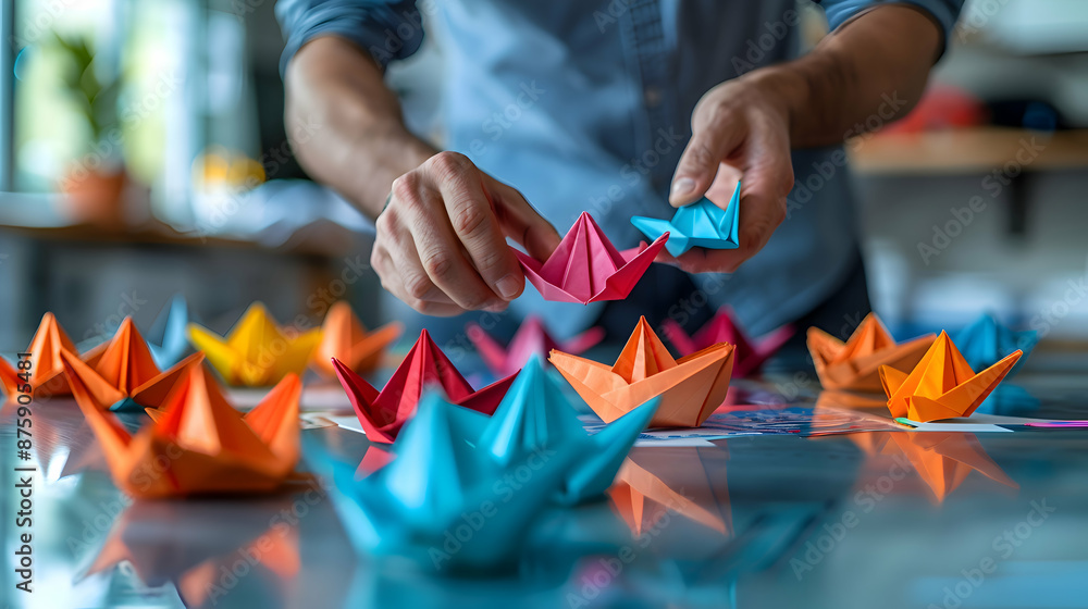 Risk Management: An American risk analyst in a modern office ...