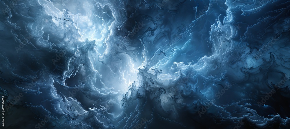 Conceptual depiction of the divine light radiating from the Logos of ...