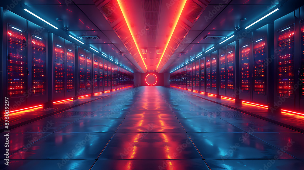 Realistic Database Management System Interface Stock Illustration ...