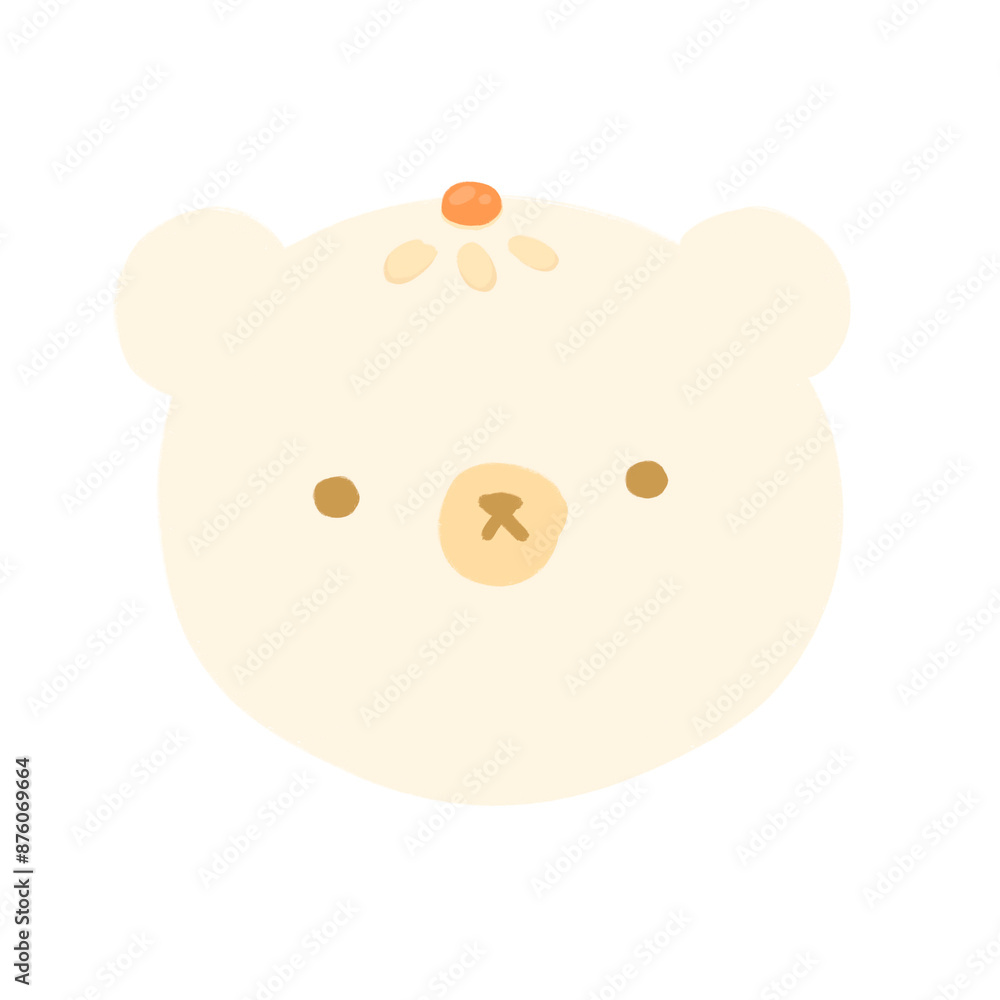 Bear Steamed Bun Cartoon illustration Cute Bear Cartoon Salapao Cartoon ...