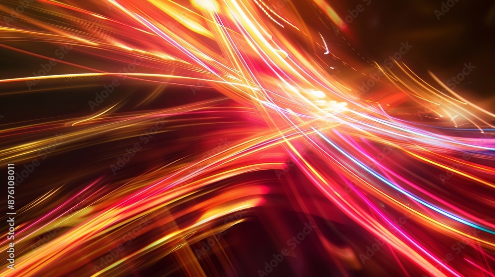 Network cables connected to server hardware with glowing data lights in ...