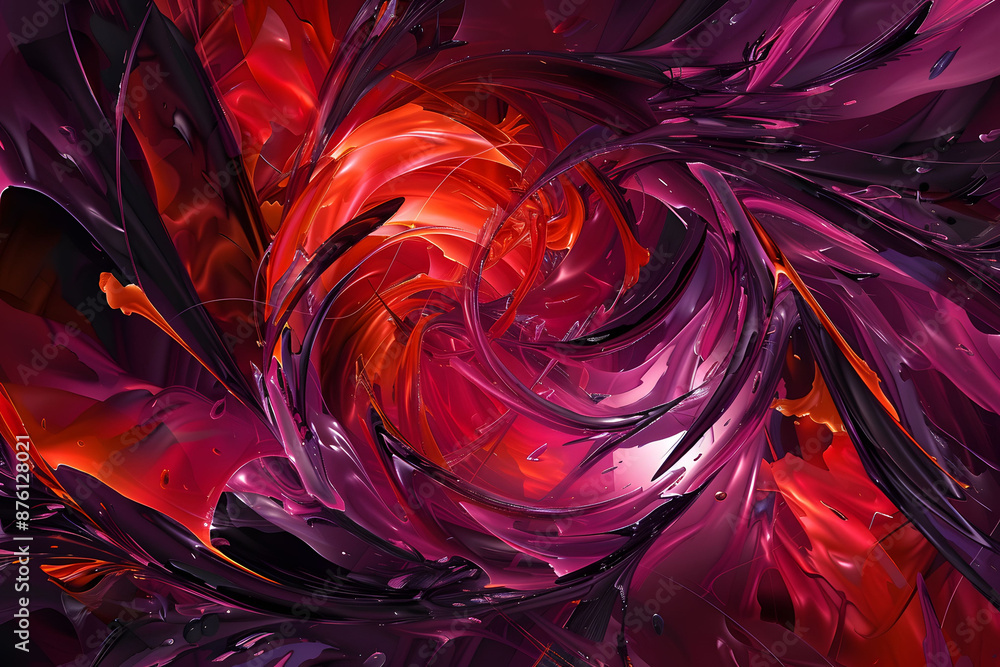 Aggressive Abstract Art: Bold, Chaotic, Striking, and Energetic ...