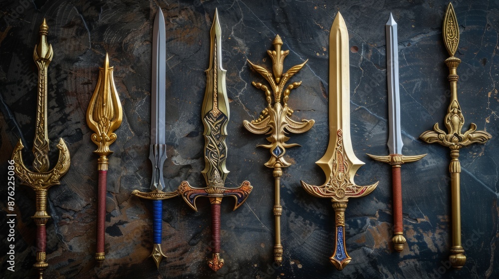 Epic Power Unleashed: The Majestic Array of Divine Weapons from the ...