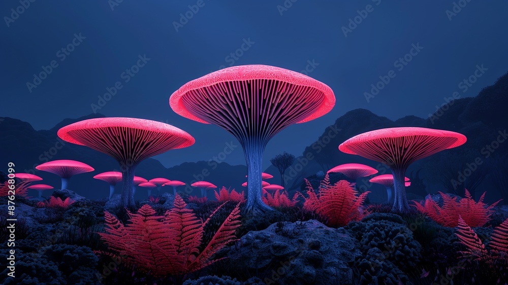 Create otherworldly settings with plates of alien worlds, featuring ...