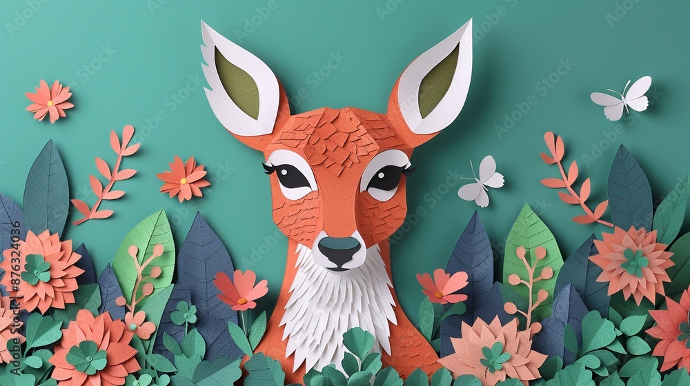 Design captivating paper craft illustrations of animals, showcasing ...