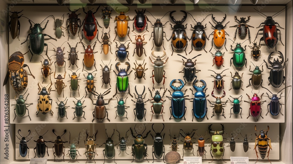 Insect collections at the natural history museum showcase diverse ...