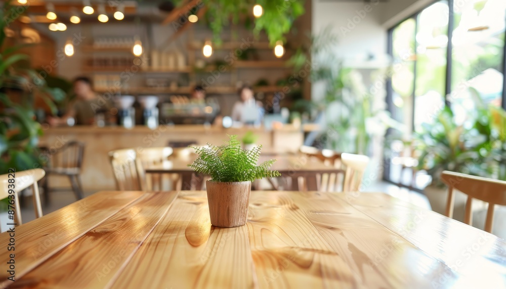 Modern co working hub with relaxation lounge and bright cafe, barista ...