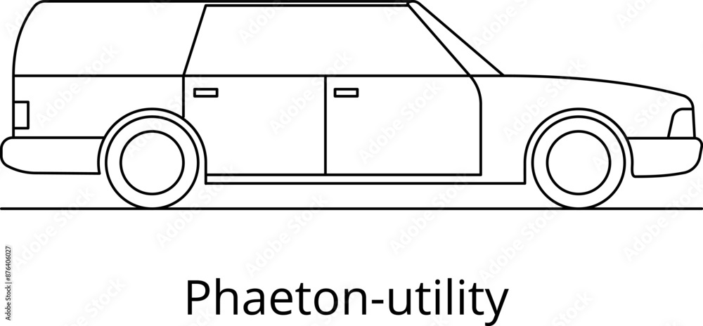 Vetor de Car body types. Passenger car bodies. Classification of cars ...