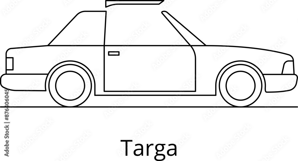 Vetor de Car body types. Passenger car bodies. Classification of cars ...